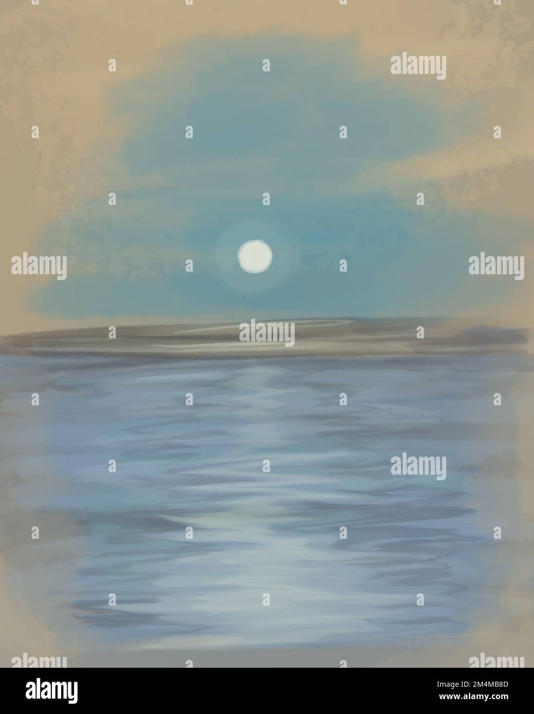 Digital drawing of landscape hi-res stock photography and images - Alamy