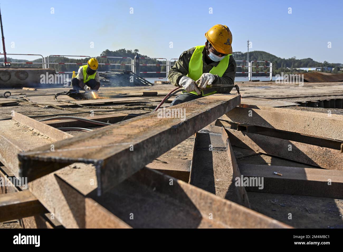 **CHINESE MAINLAND, HONG KONG, MACAU AND TAIWAN OUT** The construction ...