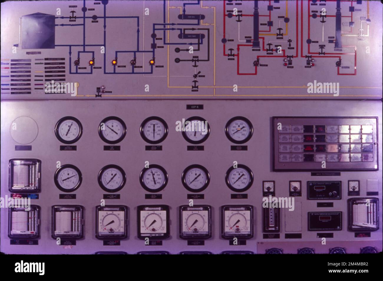 Petrochemical plant control room hi-res stock photography and images ...