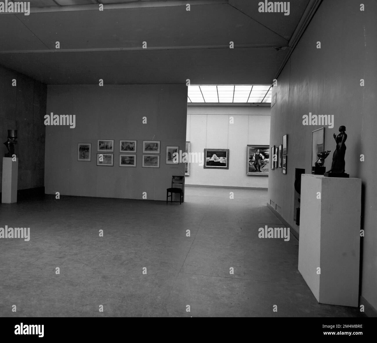 "50 Years of US Art" Exhibit (Lay-out of the exhibit, Museum of Modern ...