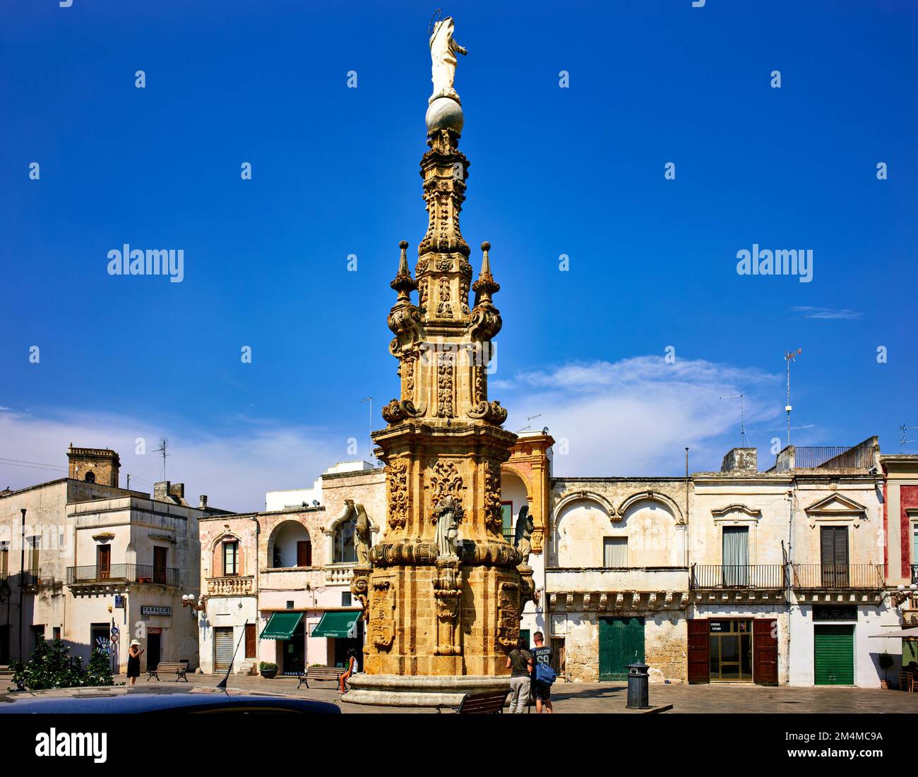 Salento. Apulia Puglia Italy. Nardò. Salandra square. 18th century ...