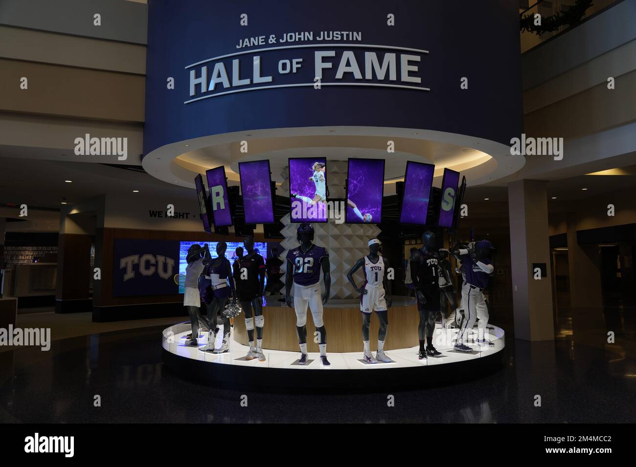 The Hall of Fame at Ed and Rae Schollmaier Arena at Texas Christian ...
