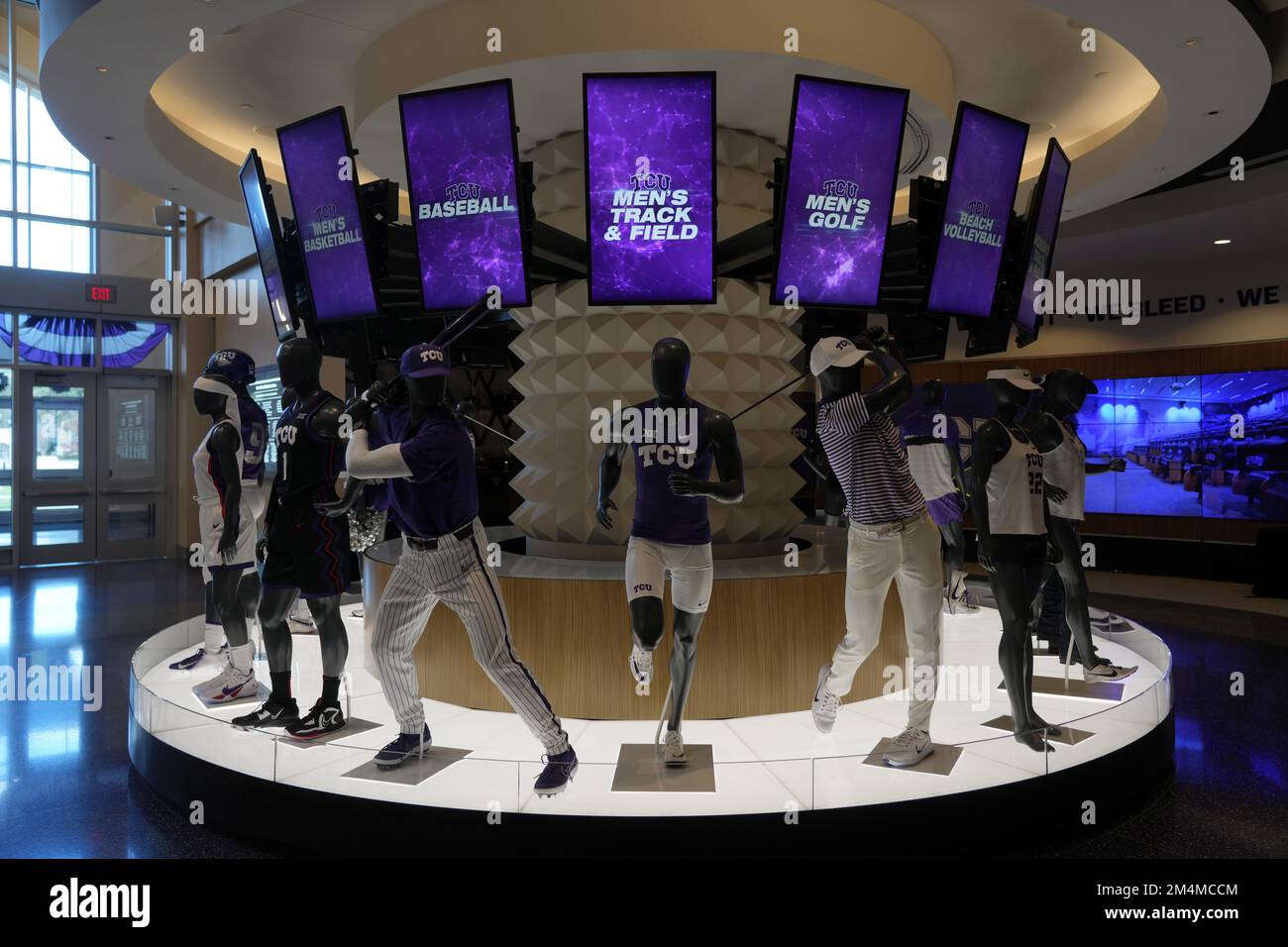 The Hall of Fame at Ed and Rae Schollmaier Arena at Texas Christian ...