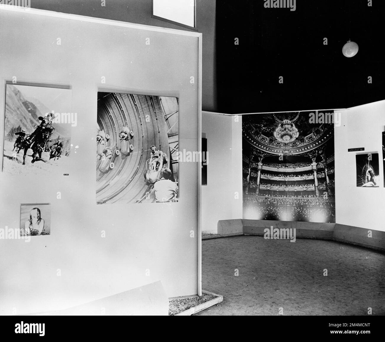"Family of Man" Exhibit, Lay-out. Photographs of Marshall Plan Programs ...