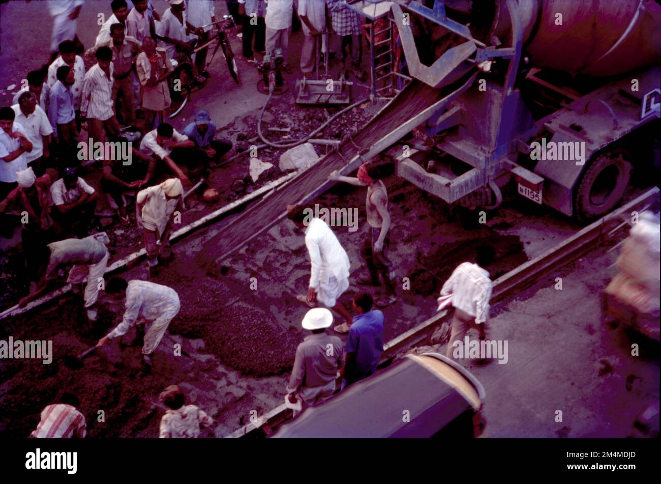 The construction of concrete road involves the following steps ...