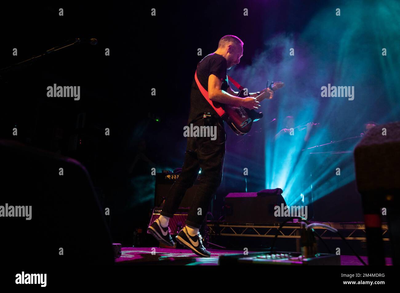 Glasgow, Scotland, 21th December 2022 Rod Jones of Idlewild performing ...