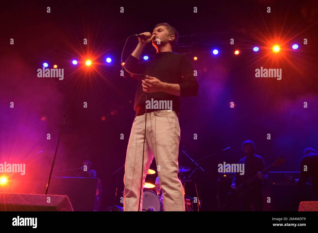 Glasgow, Scotland, 21th December 2022, Roddy Woomble of Idlewild ...