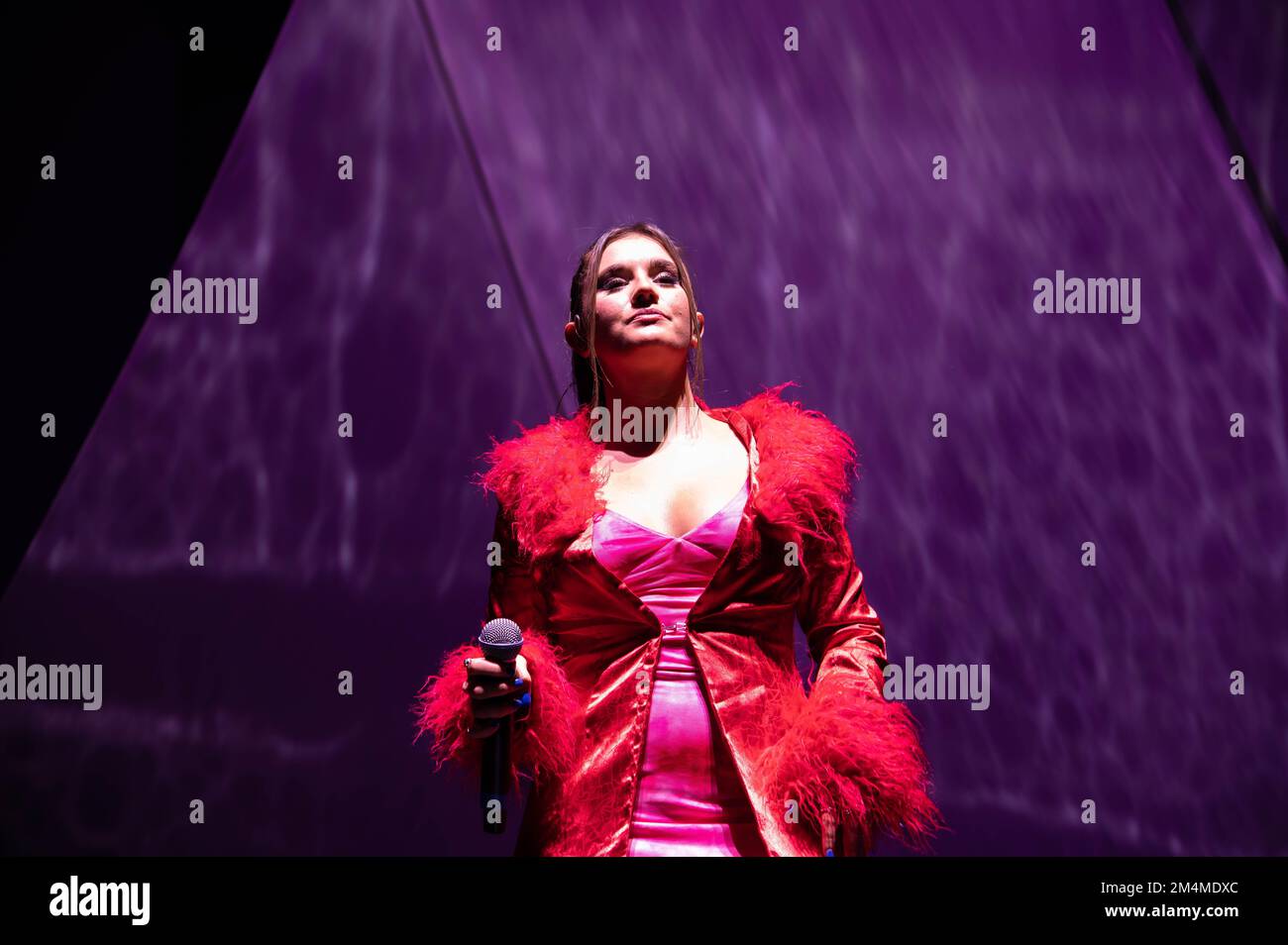 Cassa Jackson performing at the OVO Hydro Glasgow on the 19th December ...