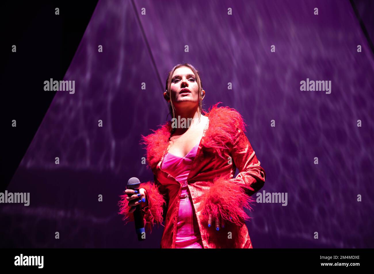 Cassa Jackson performing at the OVO Hydro Glasgow on the 19th December ...