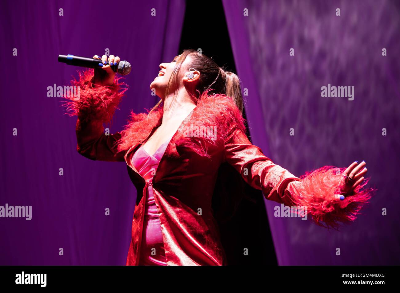 Cassa Jackson performing at the OVO Hydro Glasgow on the 19th December ...