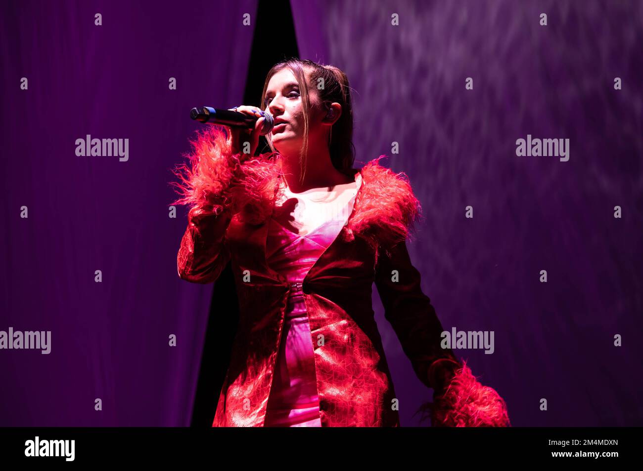 Cassa Jackson performing at the OVO Hydro Glasgow on the 19th December ...