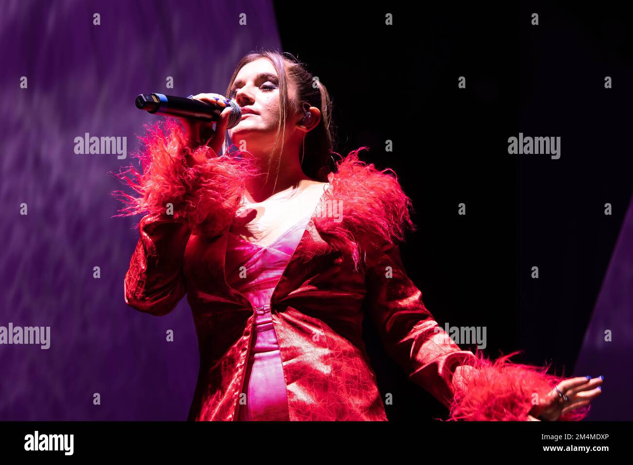 Cassa Jackson performing at the OVO Hydro Glasgow on the 19th December ...