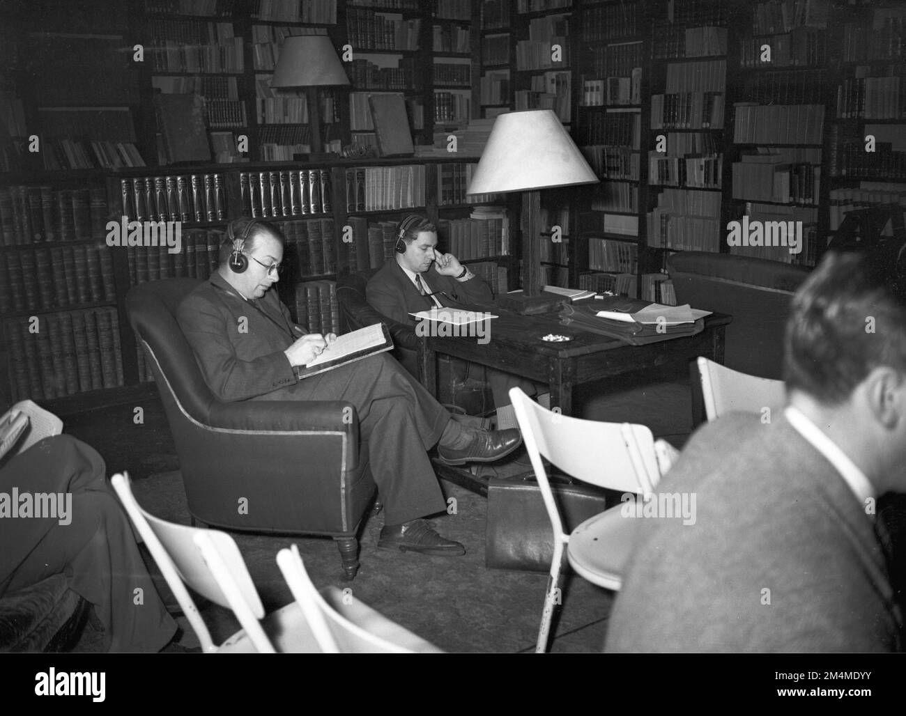 Conferrence at Royaumont. Photographs of Marshall Plan Programs ...