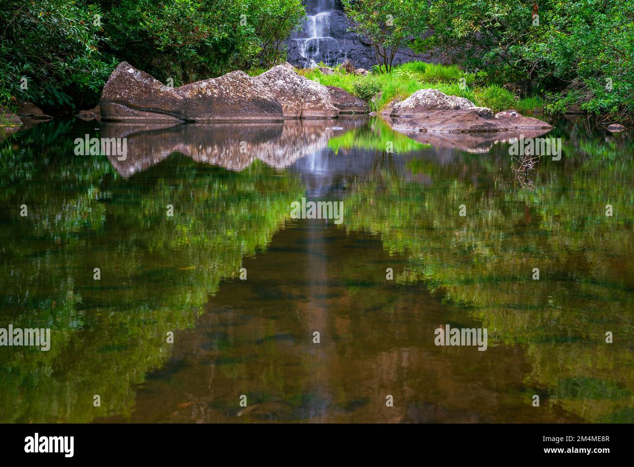Tamarind falls other name is seven waterfalls in Mauritius island ...
