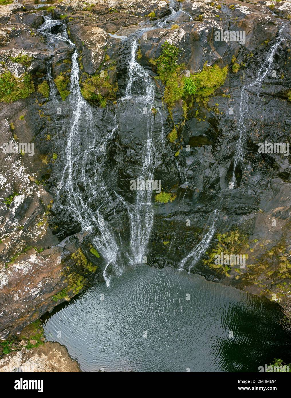 Aerial view gorge waterfalls river hi-res stock photography and images ...
