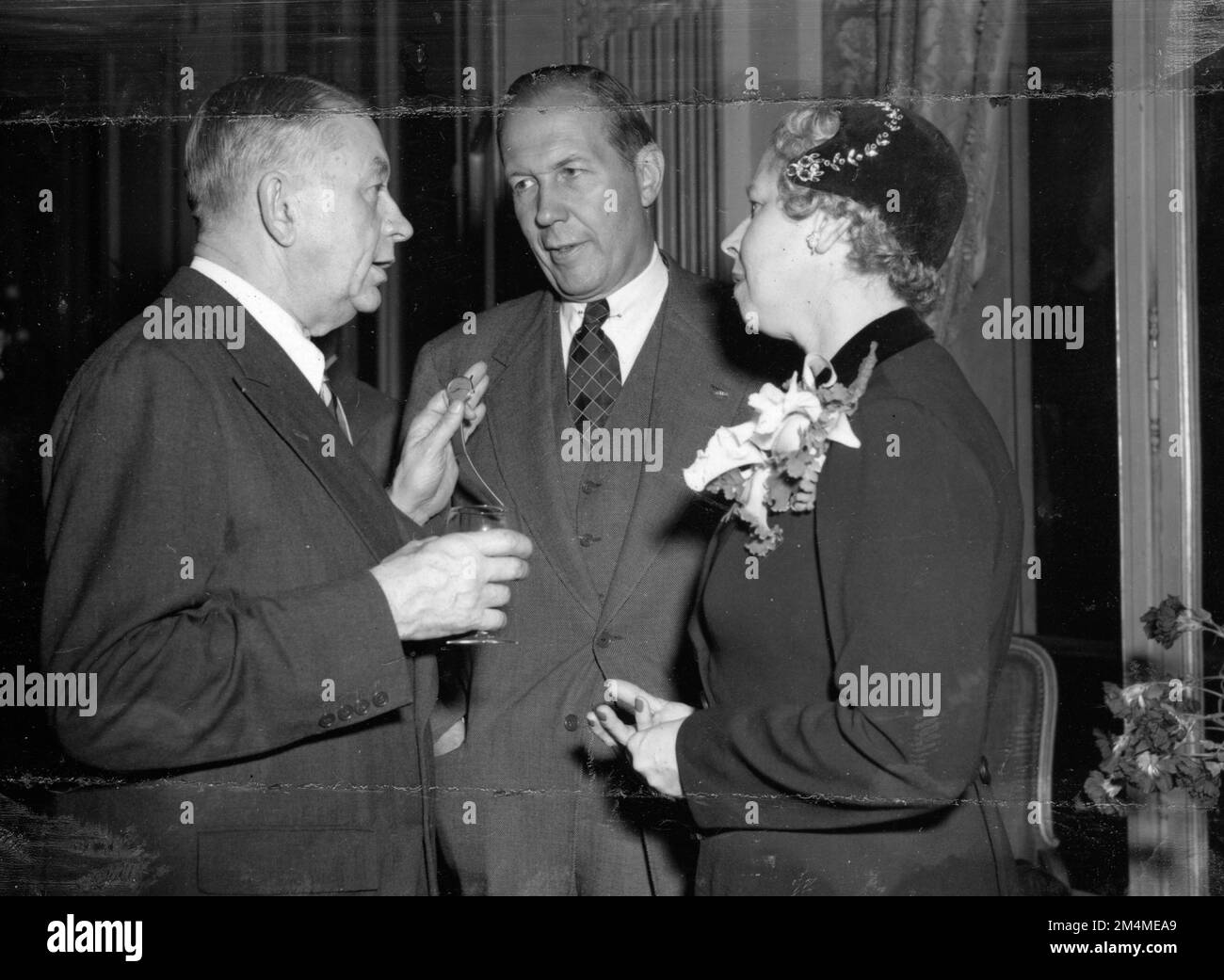 Wm. C. Foster Visits ECA Headquarters in Paris. Photographs of Marshall ...