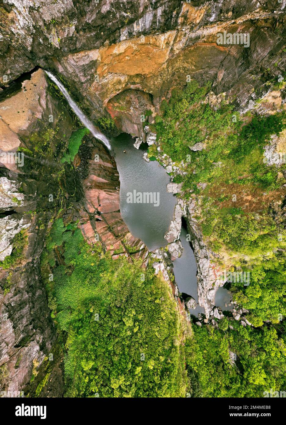 Tamarind falls other name is seven waterfalls in Mauritius island ...