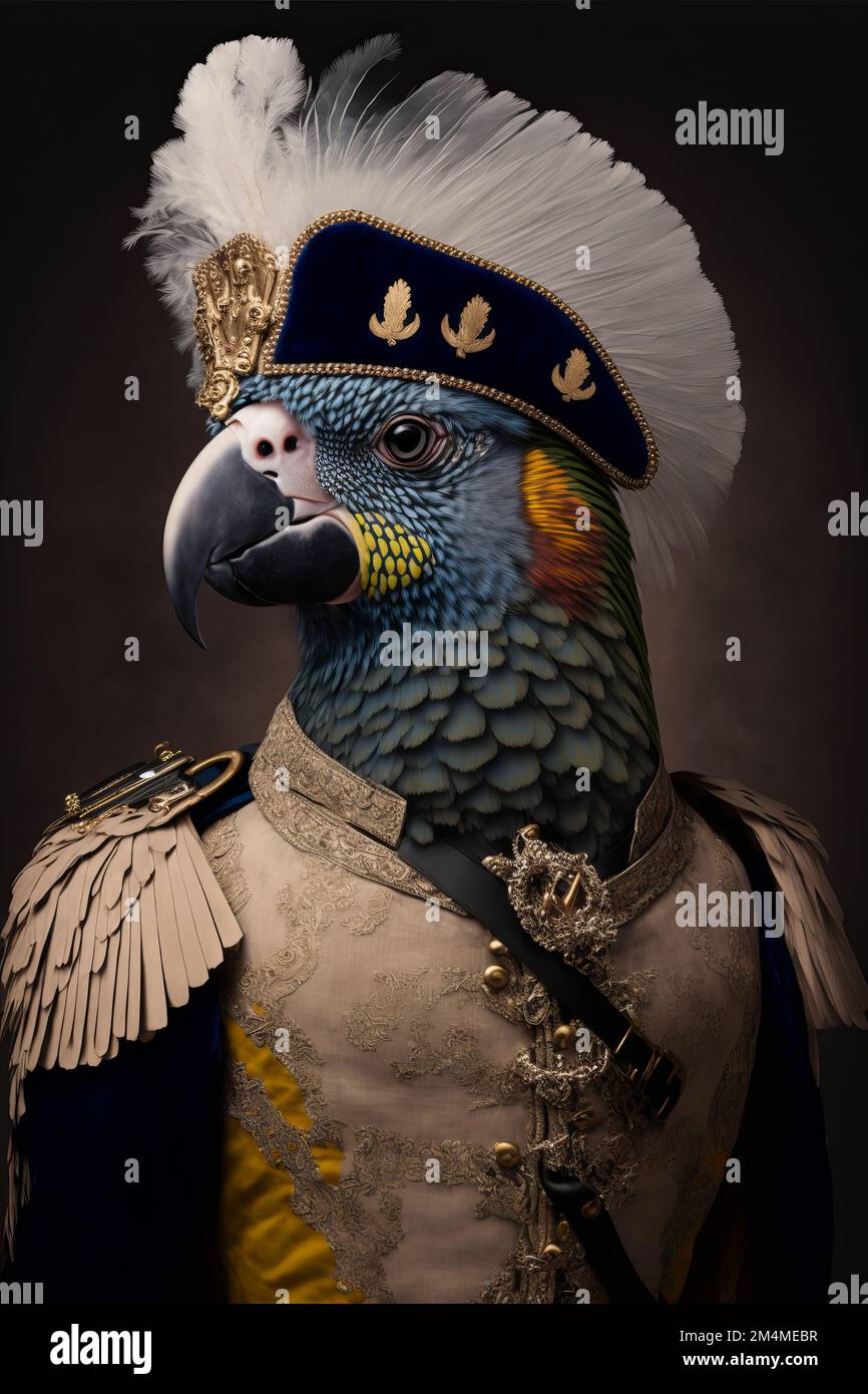 Bird wearing uniform hi-res stock photography and images - Alamy