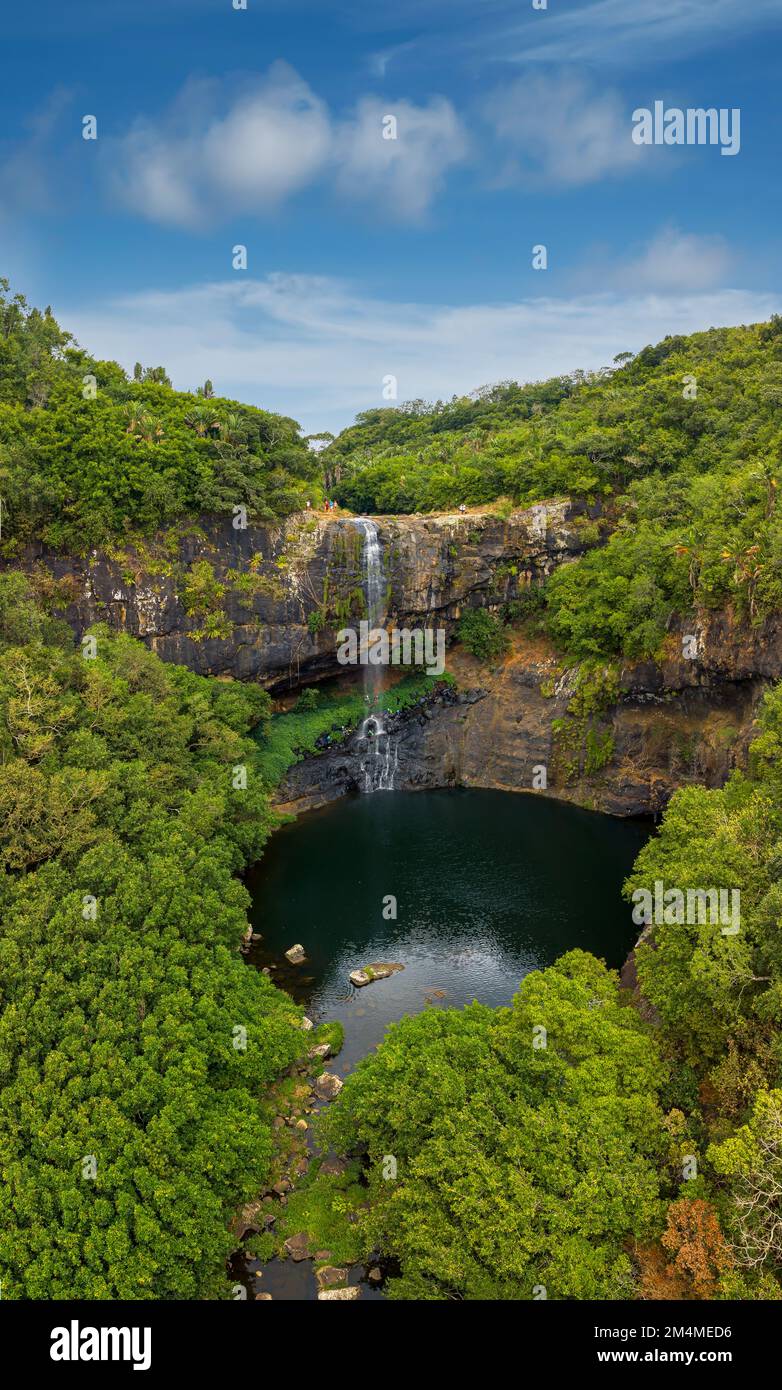 Tamarind falls other name is seven waterfalls in Mauritius island ...
