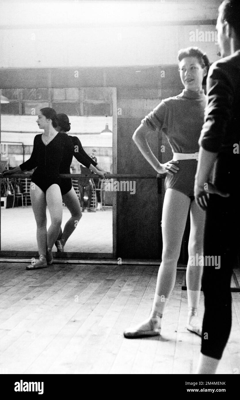 New York City Ballet, Rehearsal. Photographs of Marshall Plan Programs ...