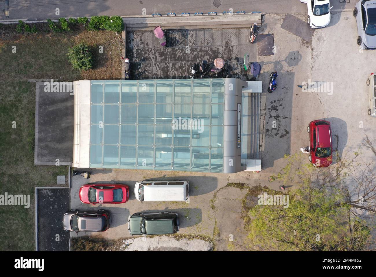 The Entrance 3 of Shangqiao Station of Chongqing Rail Transit Loop Line ...