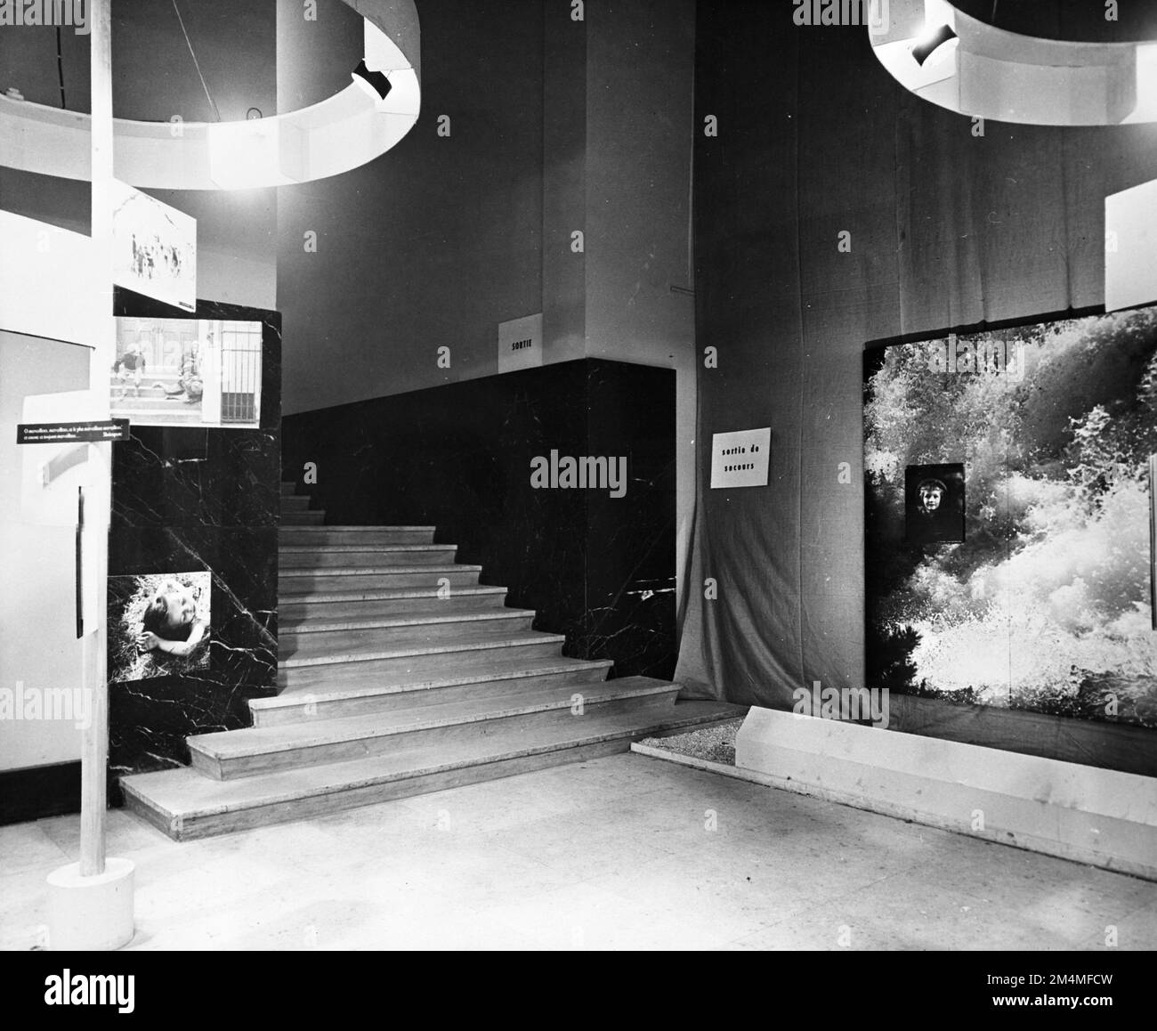 "Family of Man" Exhibit, Lay-out. Photographs of Marshall Plan Programs ...