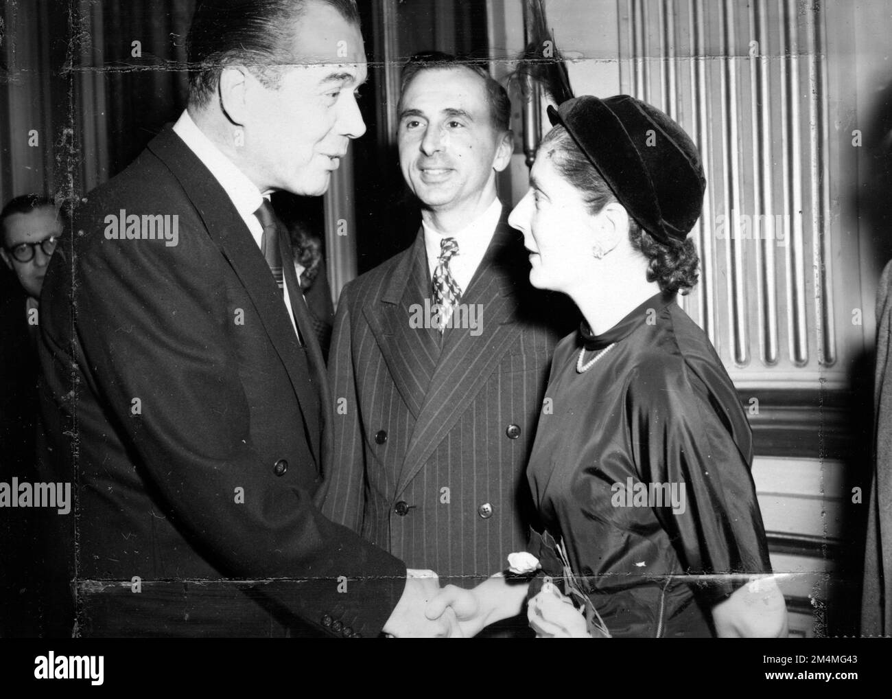 Wm. C. Foster Visits ECA Headquarters in Paris. Photographs of Marshall ...