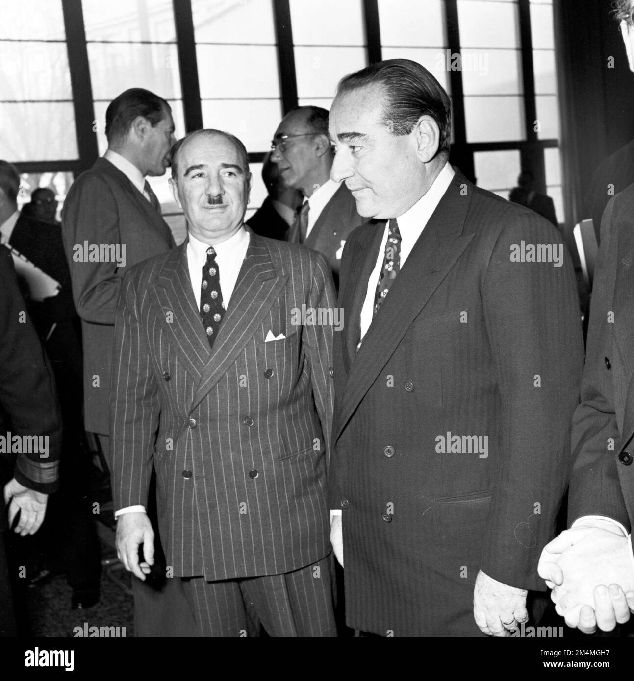 Turkish Ministers at NATO. Photographs of Marshall Plan Programs ...