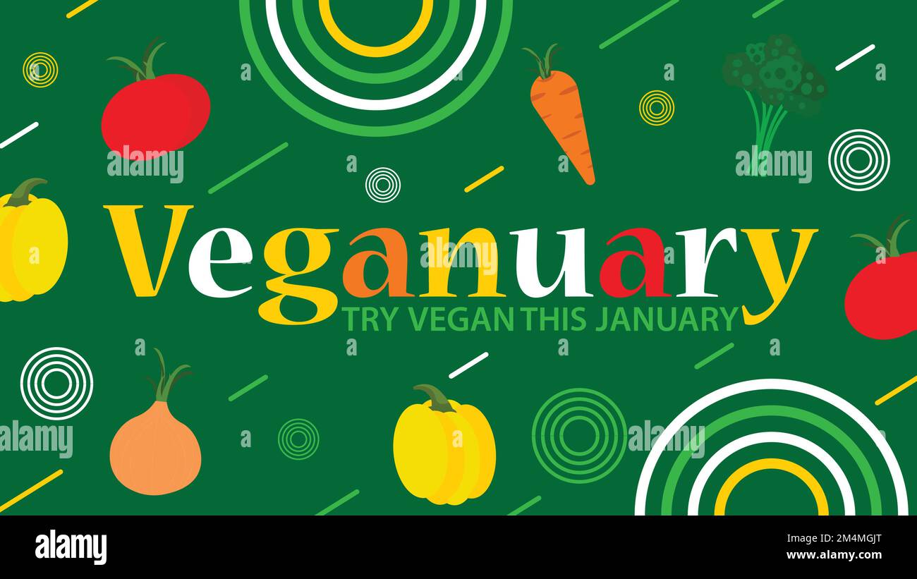 Celebrating veganuary hi-res stock photography and images - Alamy