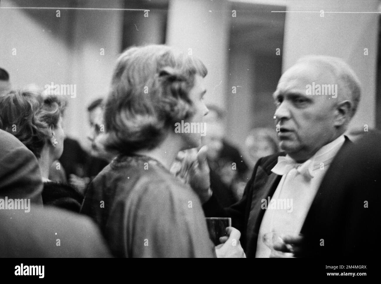 New York Philharmonic Orchestra in Paris and reception. Photographs of ...