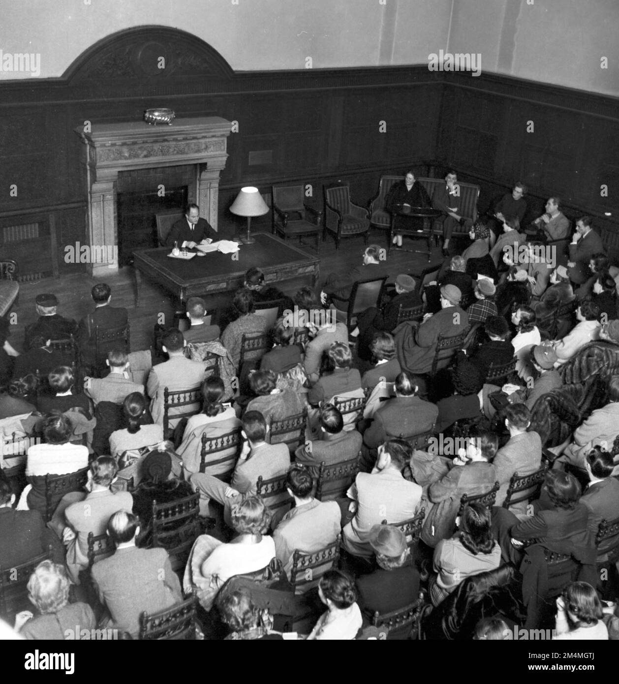 Pierre Daninos, Lecture, Reid Hall. Photographs of Marshall Plan ...