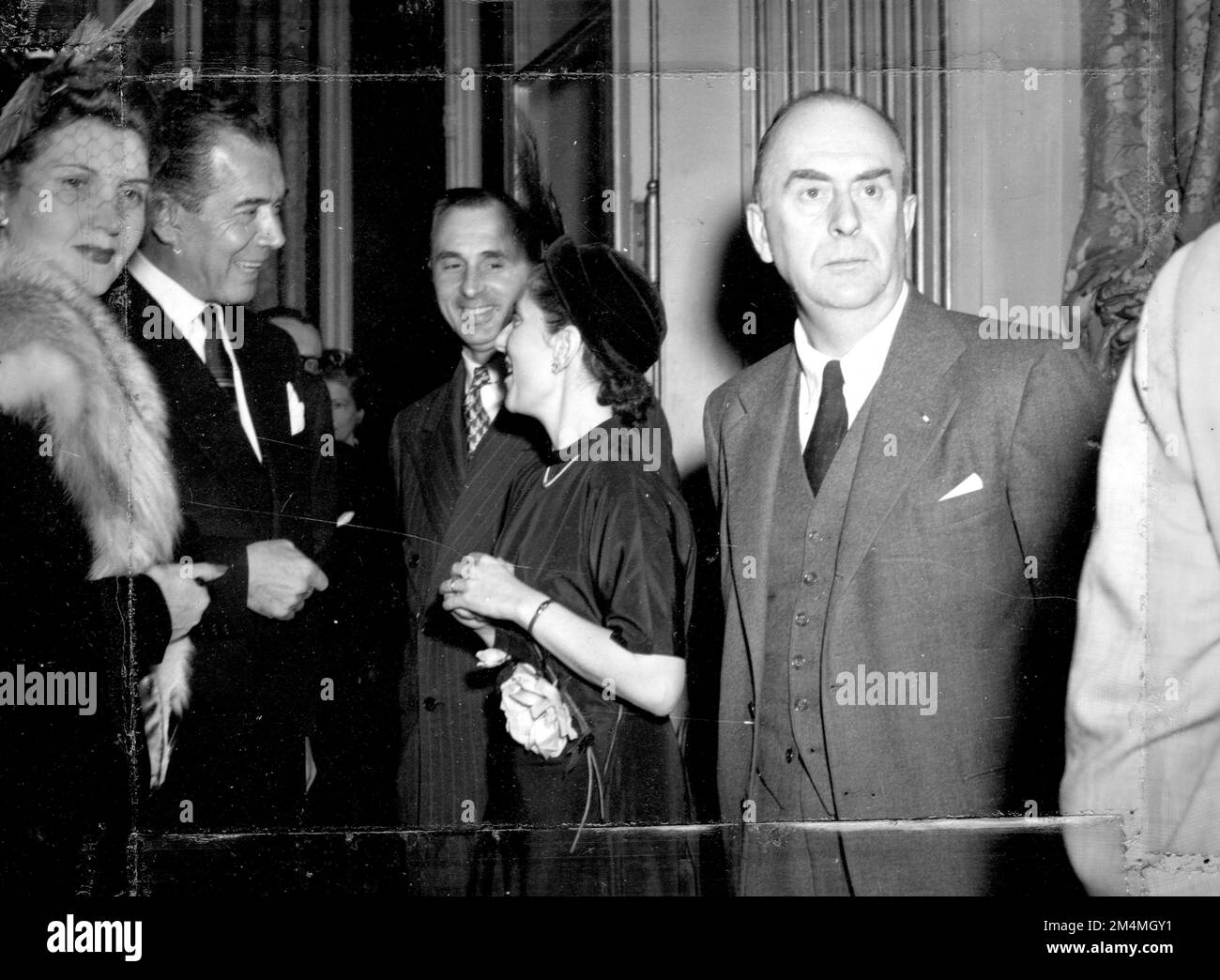 Wm. C. Foster Visits ECA Headquarters in Paris. Photographs of Marshall ...