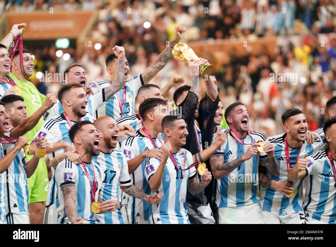 Lusail, Qatar. Fifa World Cup. Match 64. Argentina vs France. 18th ...
