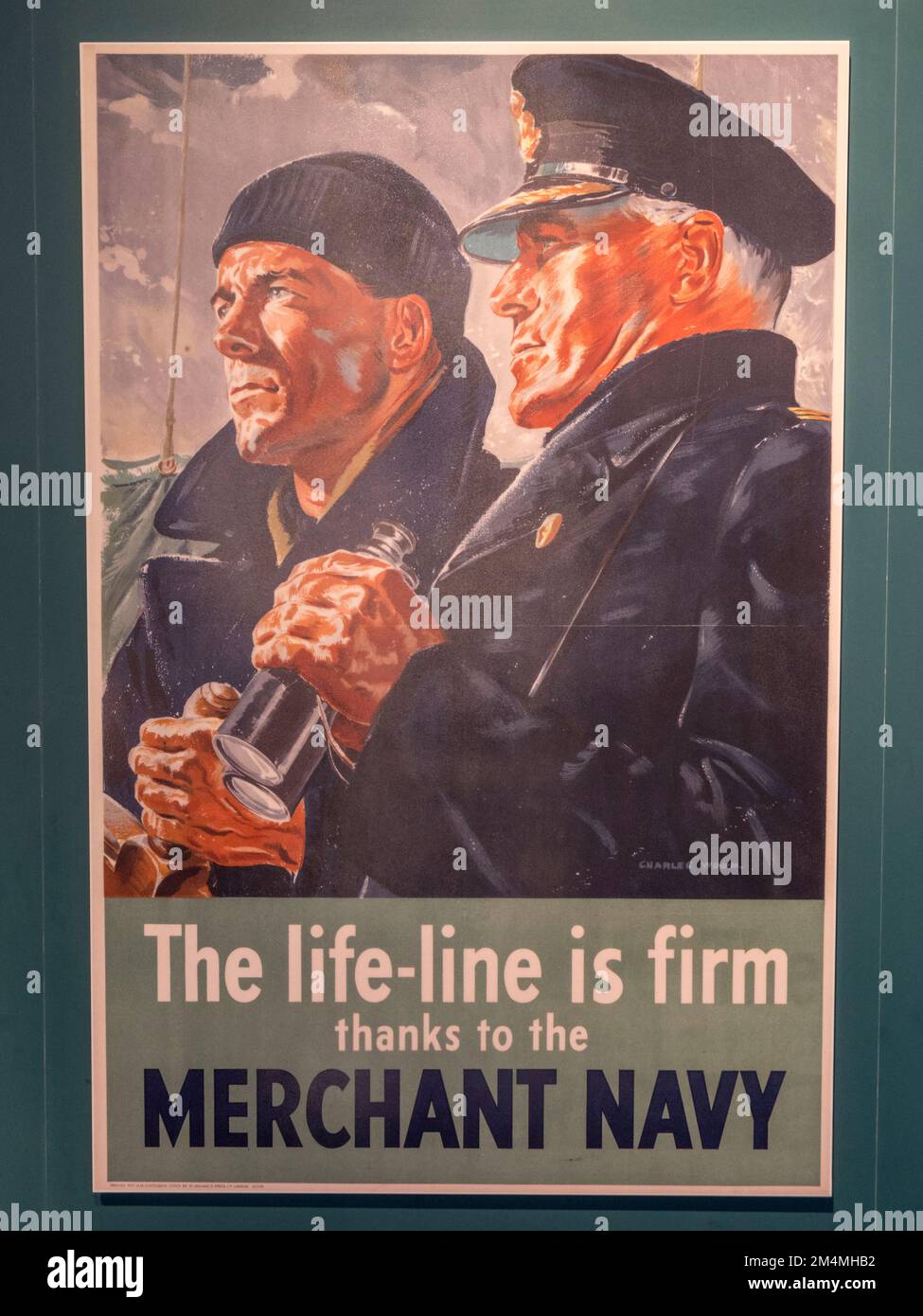British posters reminding the public of the Merchant Navy and the ...