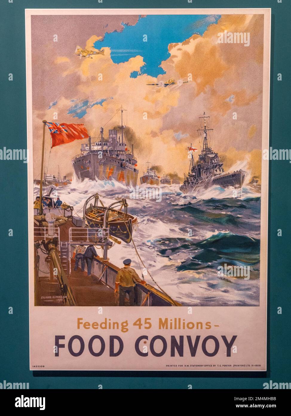 British posters reminding the public of the Merchant Navy and the ...