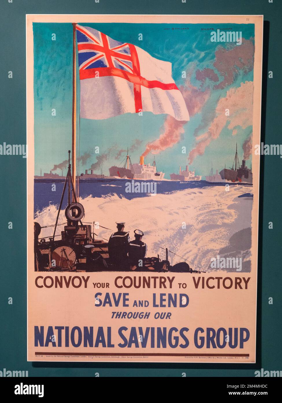 "Convoy your country to victory" "Save and Lend" National Savings Bond ...