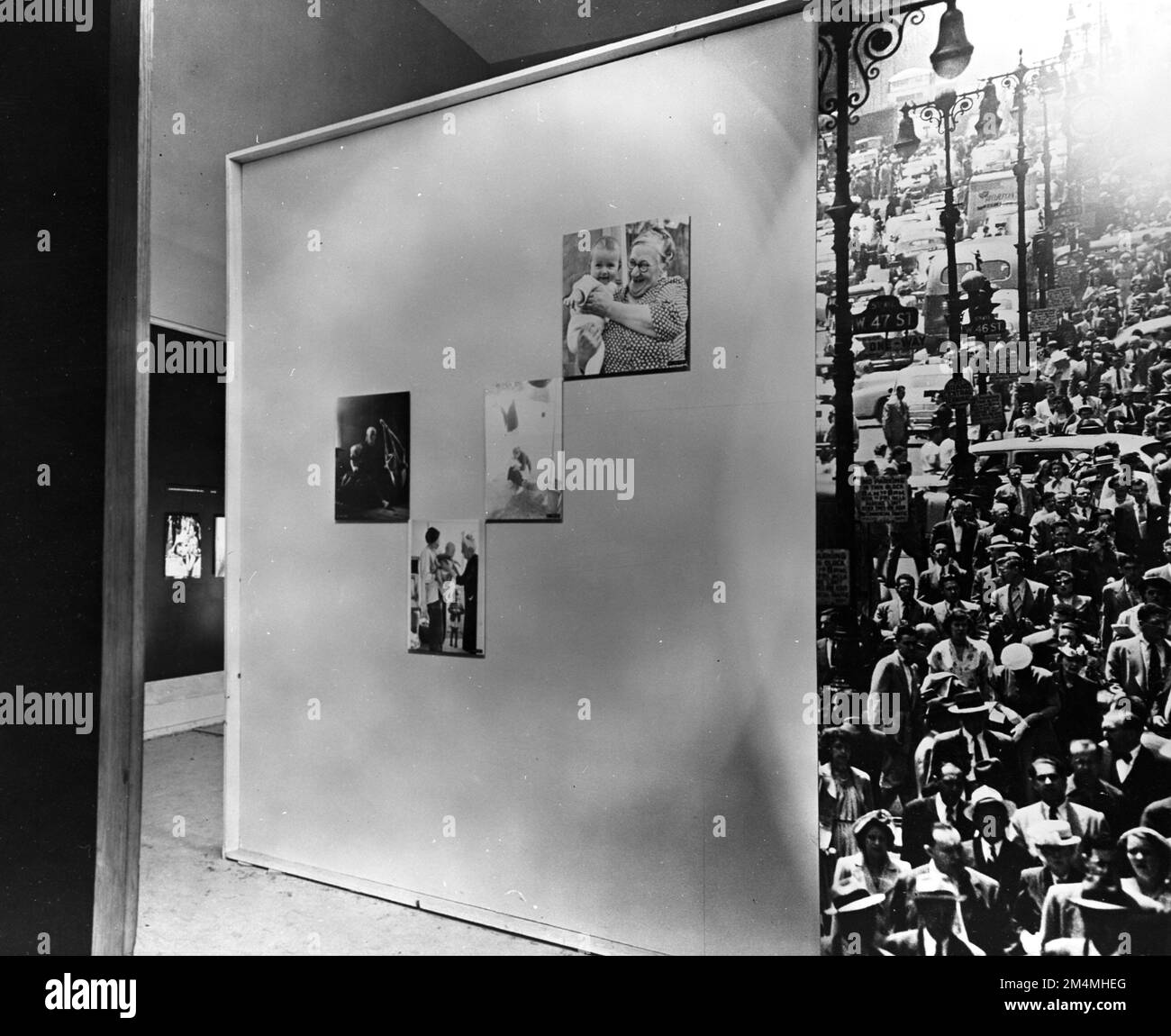 "Family of Man" Exhibit, Lay-out. Photographs of Marshall Plan Programs ...