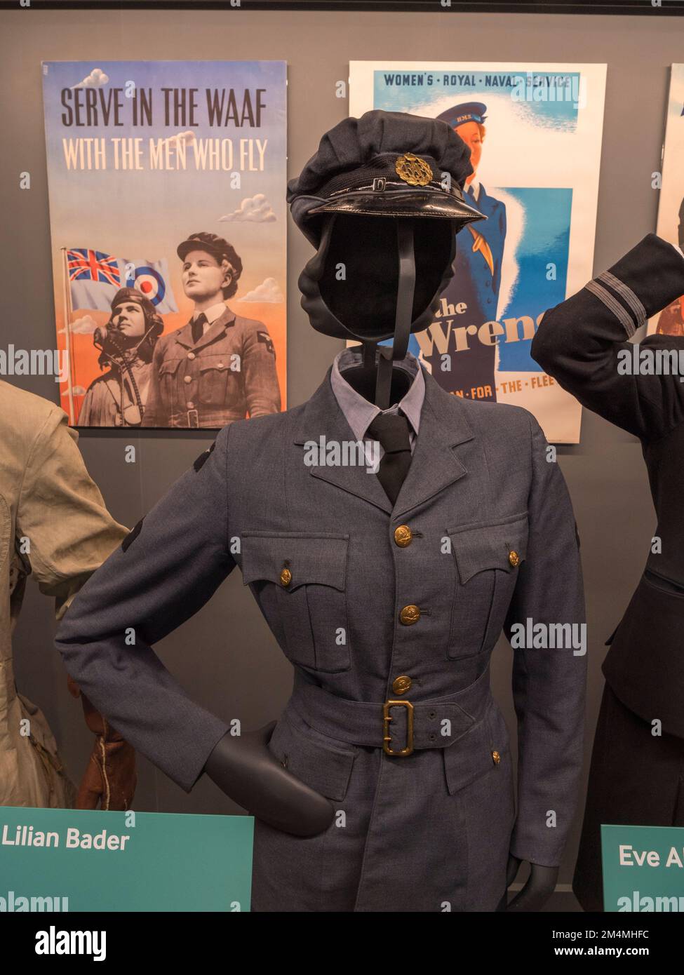 WWII uniform of a member of the Women's Auxiliary Air Force (WAAF ...