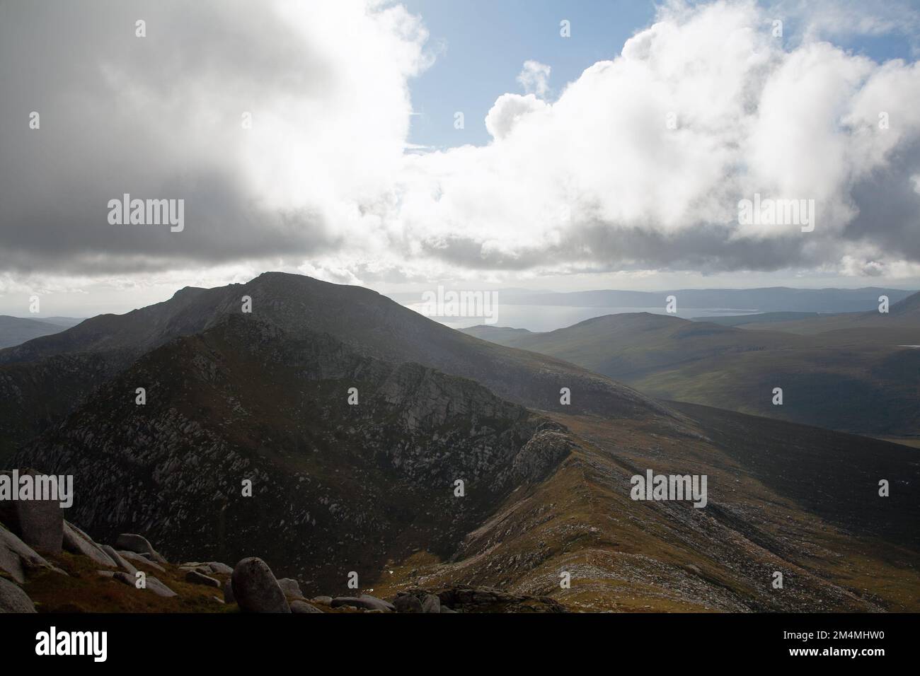 Glen Iorsa with views of Beinn Bharrain Beinn Bhreac and Mullach Buidhe ...