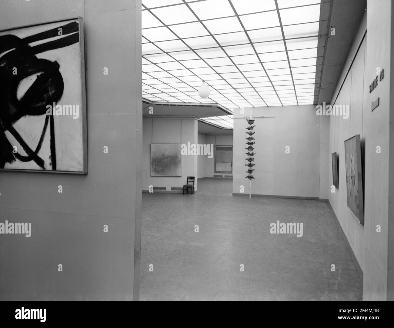 "50 Years of US Art" Exhibit (Lay-out of the exhibit, Museum of Modern ...