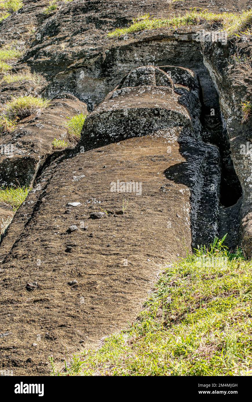 Incomplete moai hi-res stock photography and images - Alamy