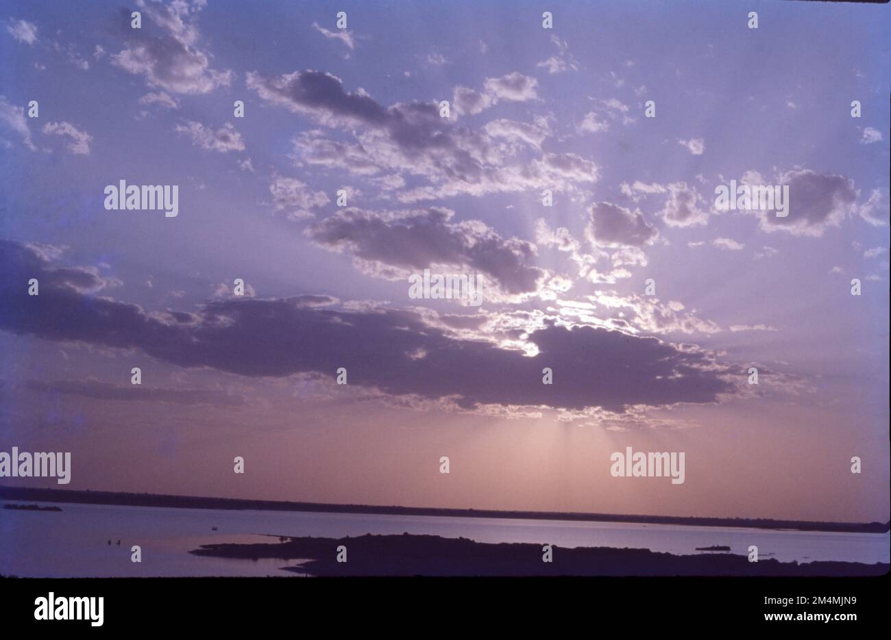 Sky and Sun Rays, India Stock Photo - Alamy