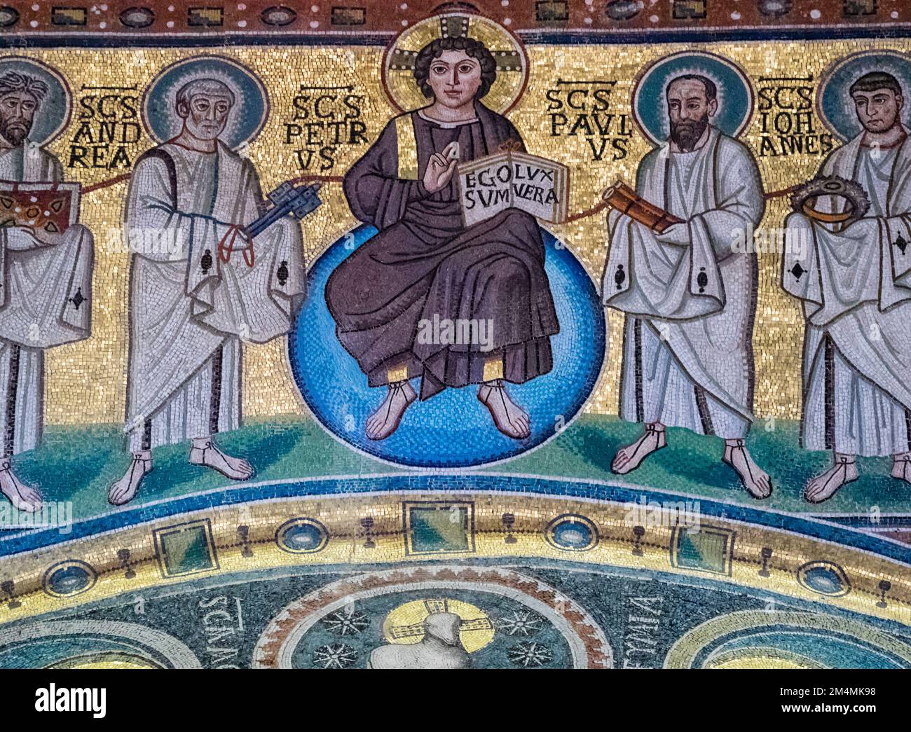 Roman christ mosaic hi-res stock photography and images - Alamy