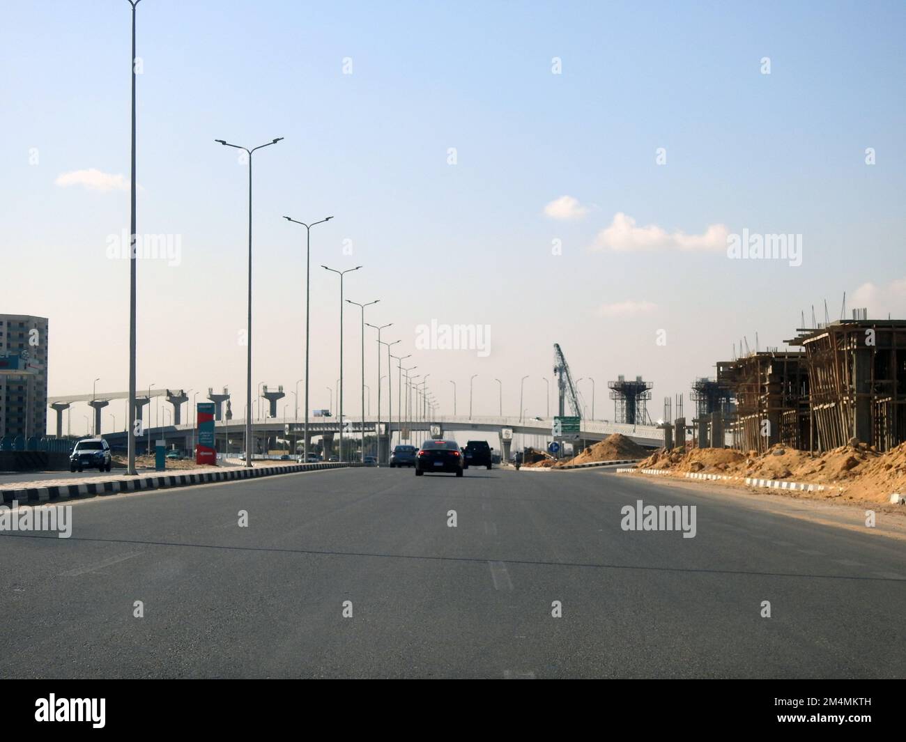 Cairo, Egypt, December 7 2022: Shinzo Abe axis patrol highway in Egypt ...