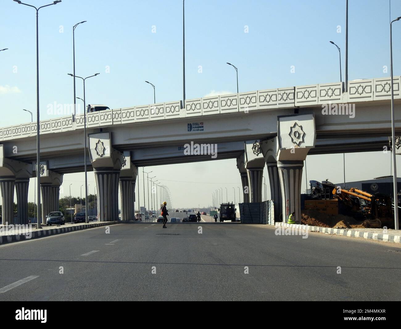 Cairo, Egypt, December 7 2022: Shinzo Abe axis patrol highway in Egypt ...