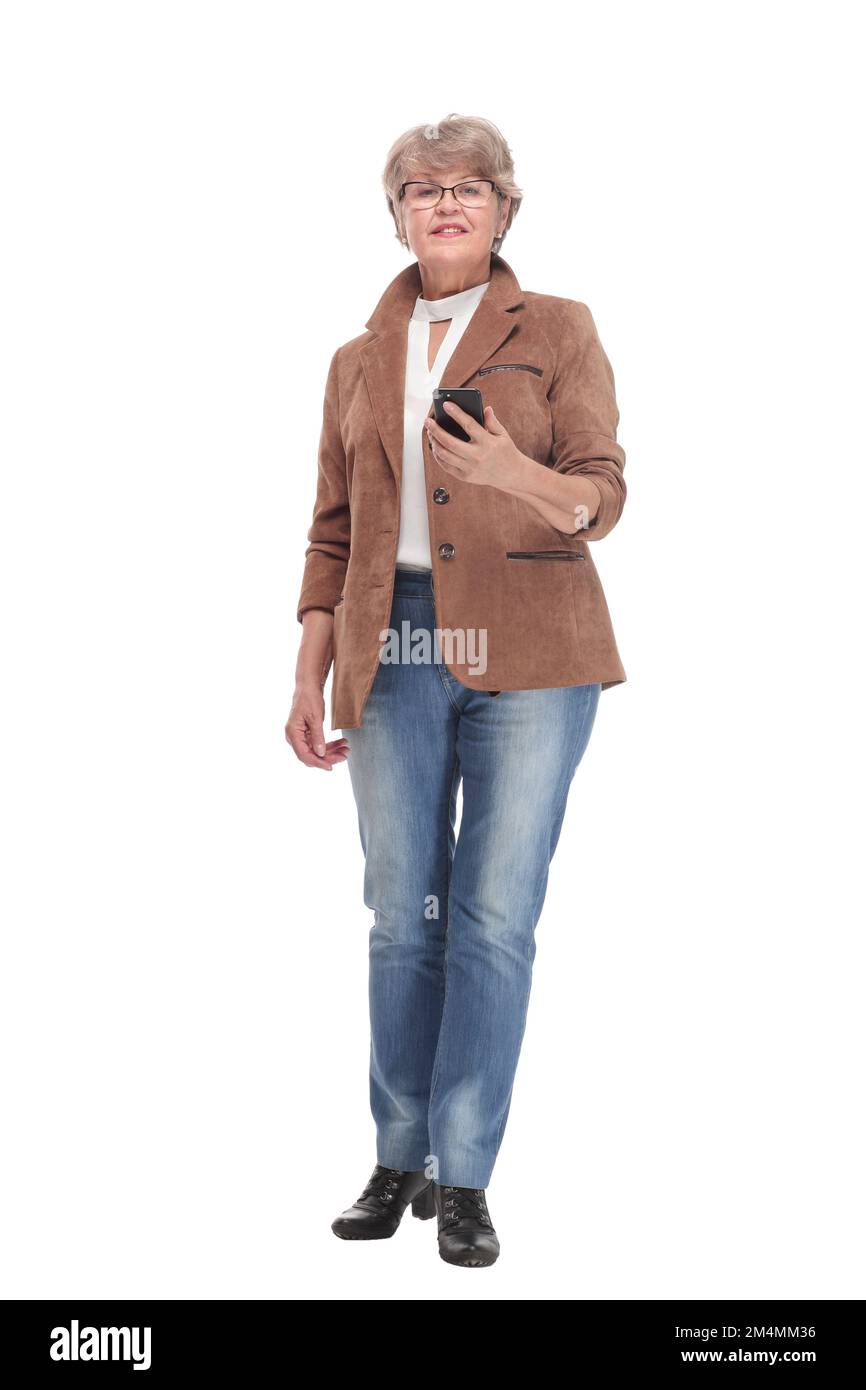 Portrait woman selfie on Cut Out Stock Images & Pictures - Alamy