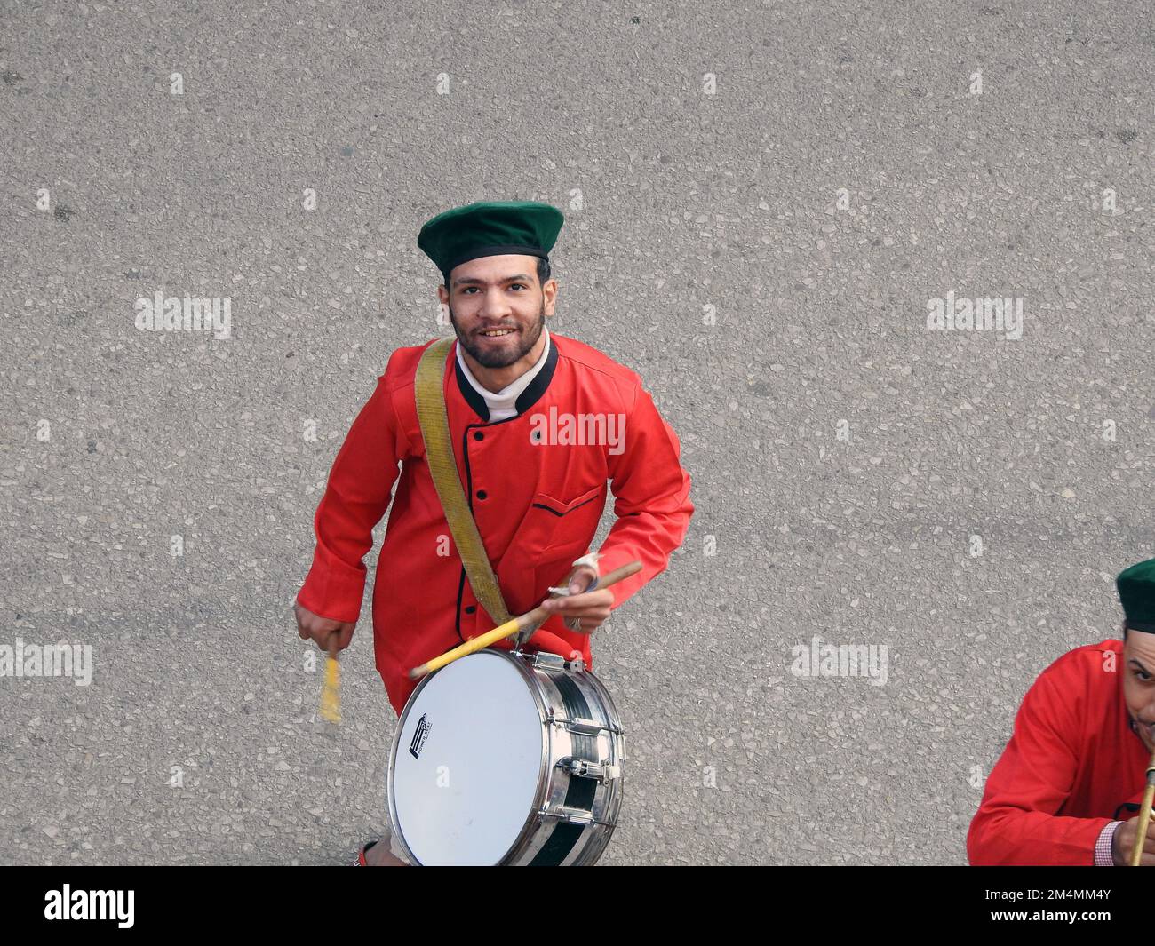 Cairo, Egypt, December 20 2022: Street performance or busking ...