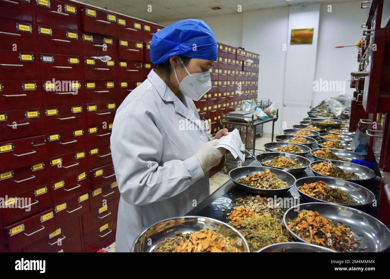 RUGAO, CHINA - DECEMBER 22, 2022 - A traditional Chinese medicine ...