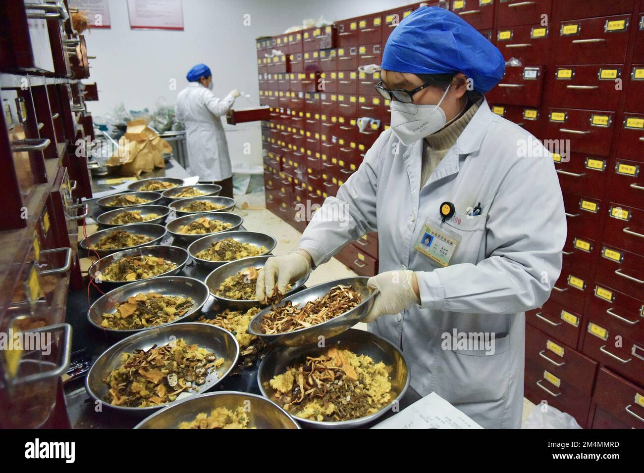 RUGAO, CHINA - DECEMBER 22, 2022 - A traditional Chinese medicine ...