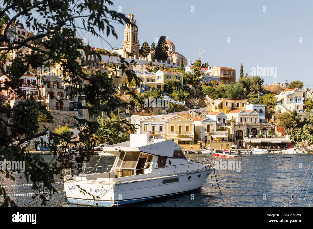 View on a Coastline of Simi Island, Greece Stock Photo - Alamy